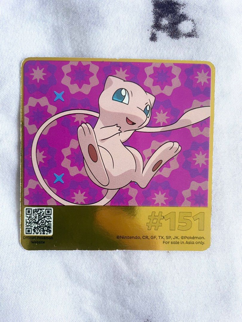 Pokémon Oreo Mew Card #151, Hobbies & Toys, Memorabilia & Collectibles ...