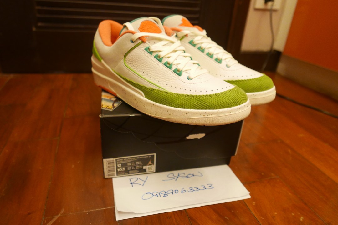 Pre Owned Jordan 2 Low Titan22 sz 10.5, Men's Fashion, Footwear ...