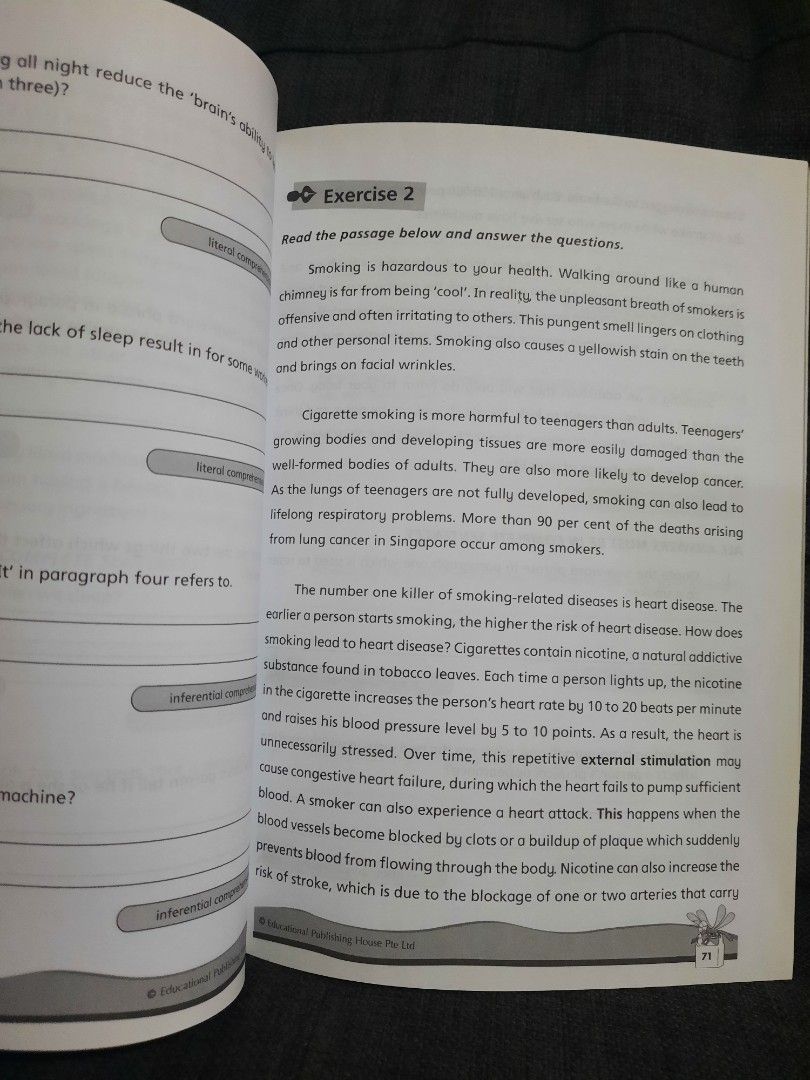 Primary 6 Comprehension PSLE P6 pri, Hobbies & Toys, Books & Magazines ...