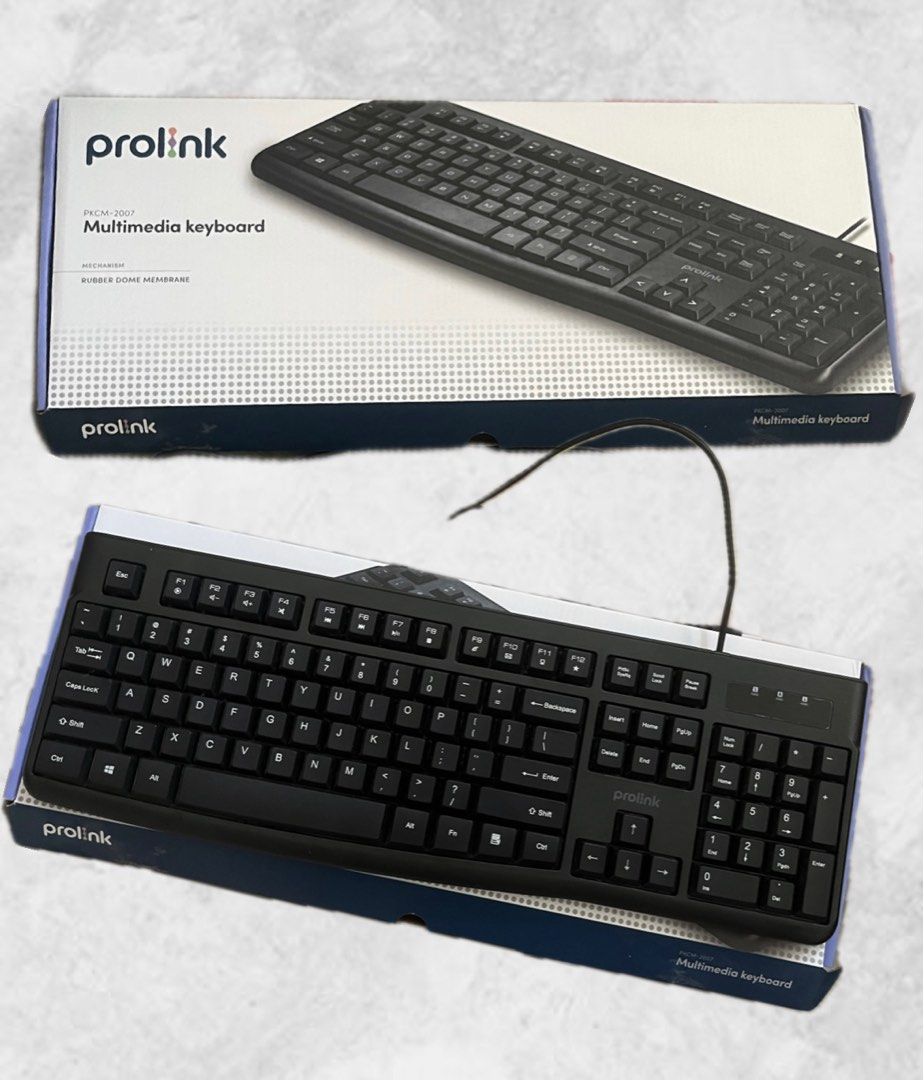 Prolink Wired Standard Keyboard, Computers & Tech, Parts & Accessories ...