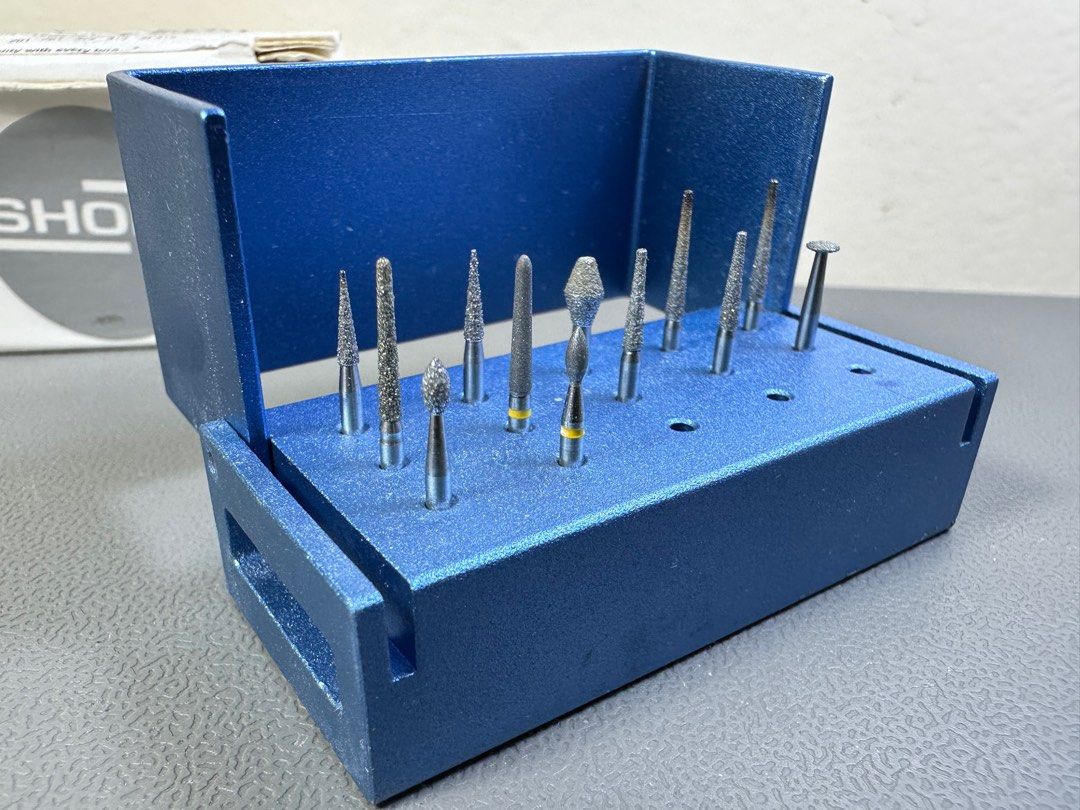 Prosthodontic Diamond Burs Kit [SHOFU], Health & Nutrition, Medical ...