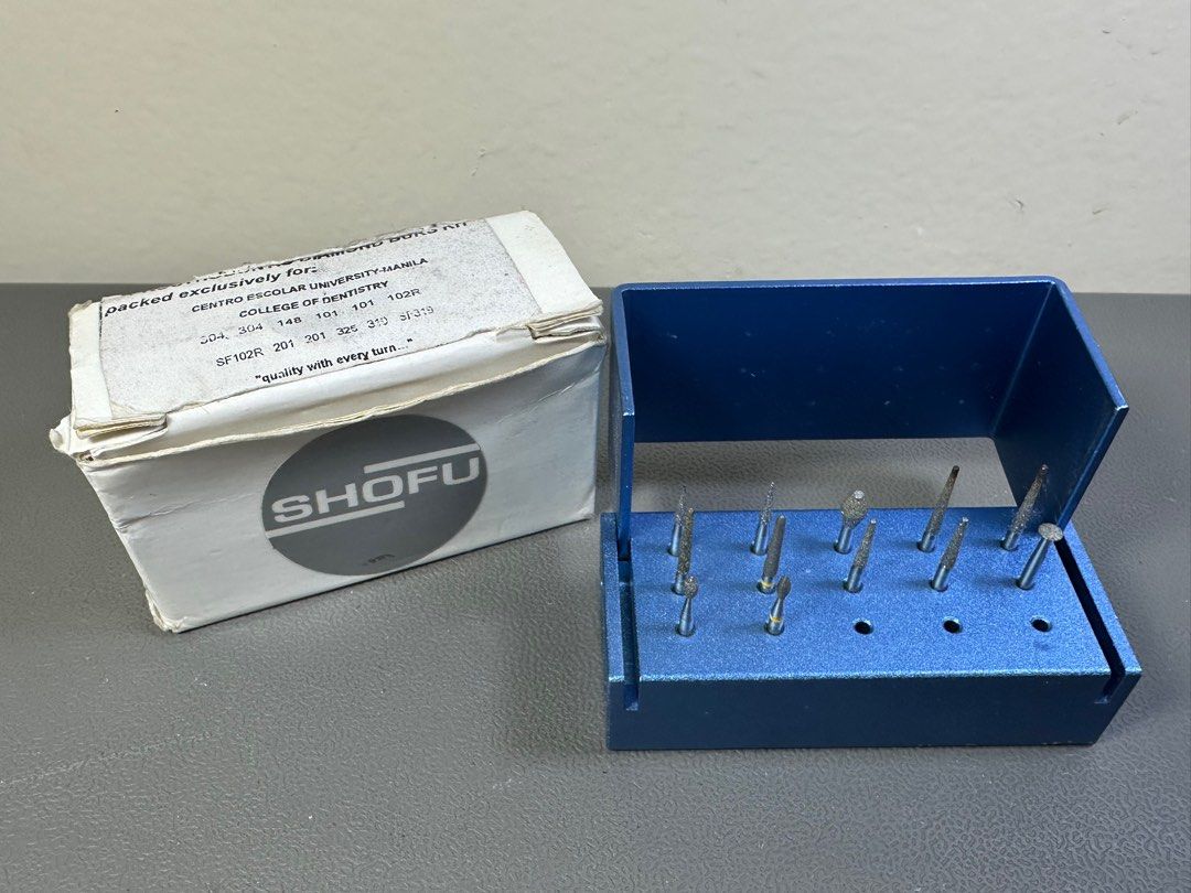 Prosthodontic Diamond Burs Kit [SHOFU], Health & Nutrition, Medical ...