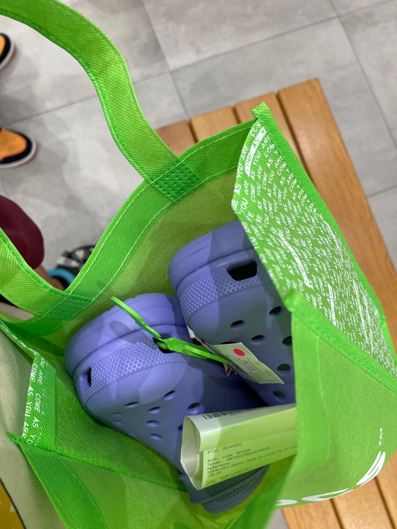 Purple Crocs M9/W11, Men's Fashion, Footwear, Casual shoes on Carousell