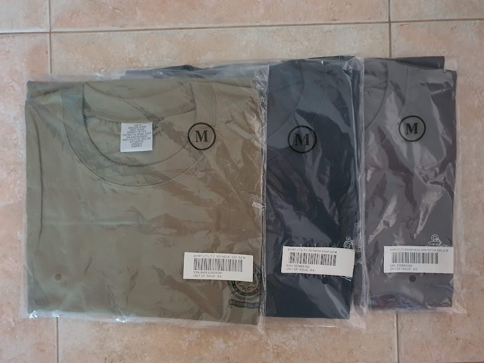 SAF RSAF RSN Round Neck T-Shirts, Men's Fashion, Tops & Sets, Tshirts & Polo Shirts on Carousell