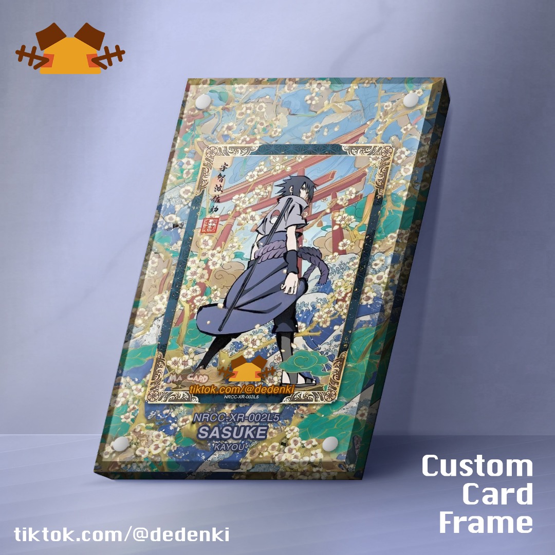 Sasuke NRCC Custom Card FRame, Hobbies & Toys, Toys & Games on Carousell