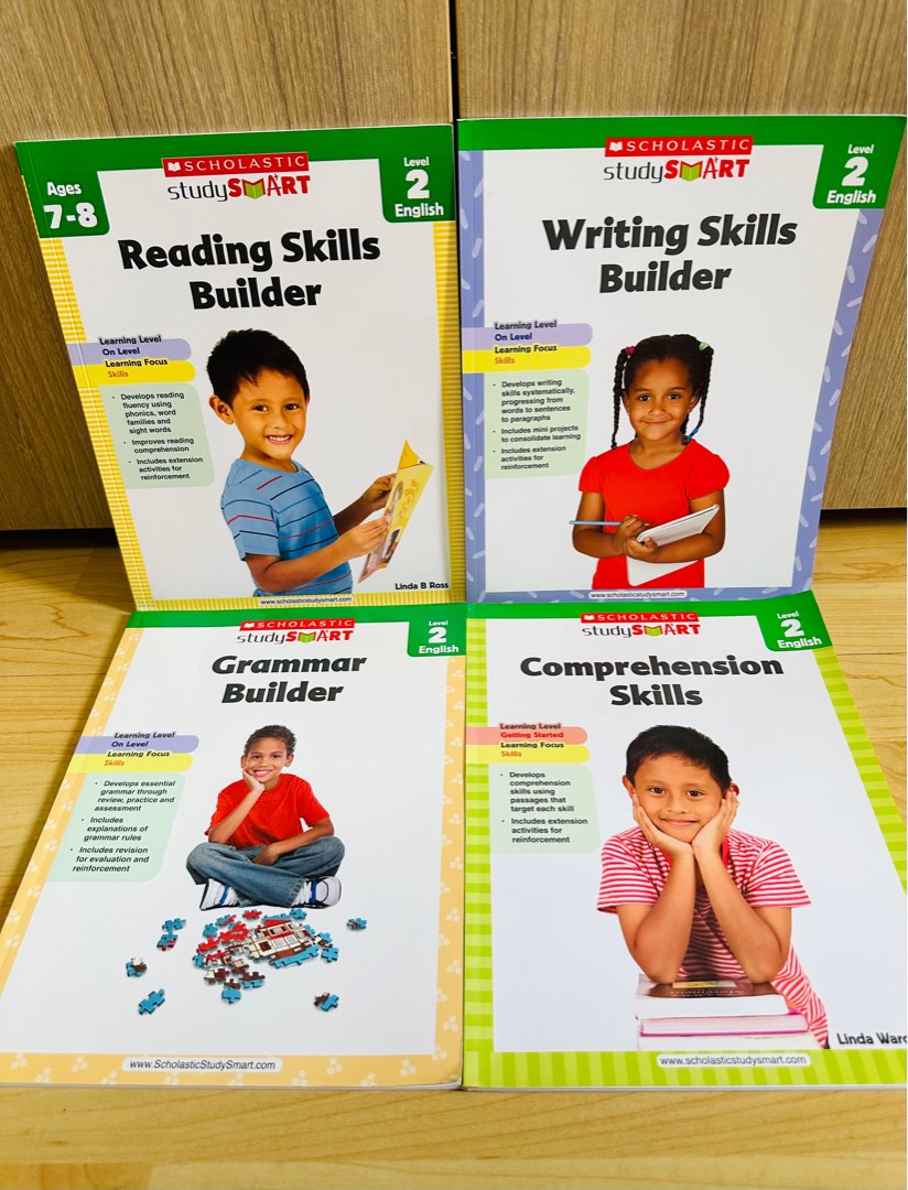K1/K2/P1 Scholastic Writing, Comprehension, Grammar and Reading skills ...