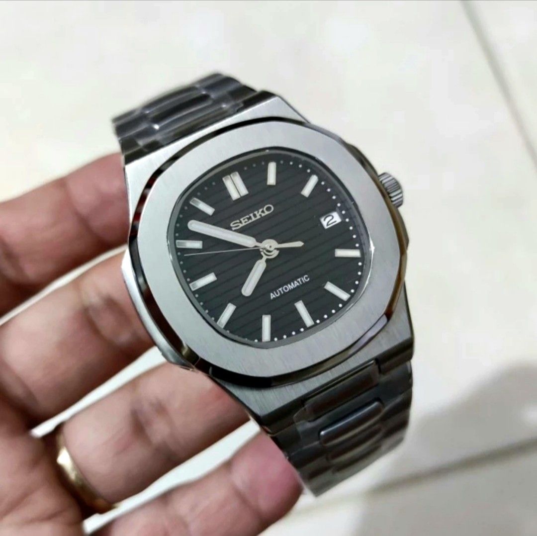 SEIKO MOD NAUTILUS AUTOMATIC, Fesyen Pria, Jam Tangan di Carousell