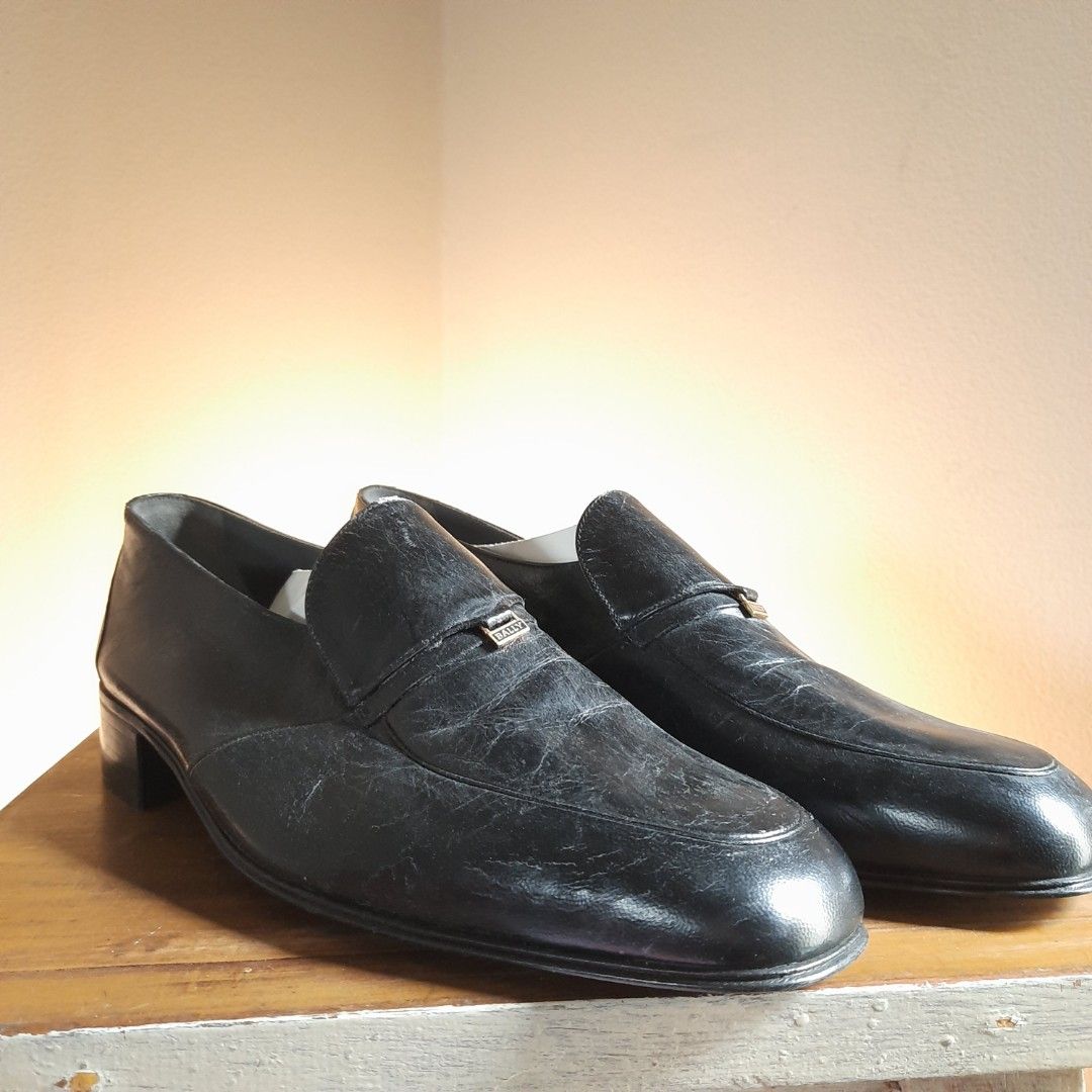 Sepatu Formal Pria Bally Jadul Antik Switzerland Original, Fesyen Pria ...