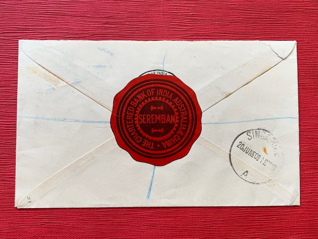 Seremban England 1950 Cover, Hobbies & Toys, Collectibles & Memorabilia, Stamps & Prints on ...
