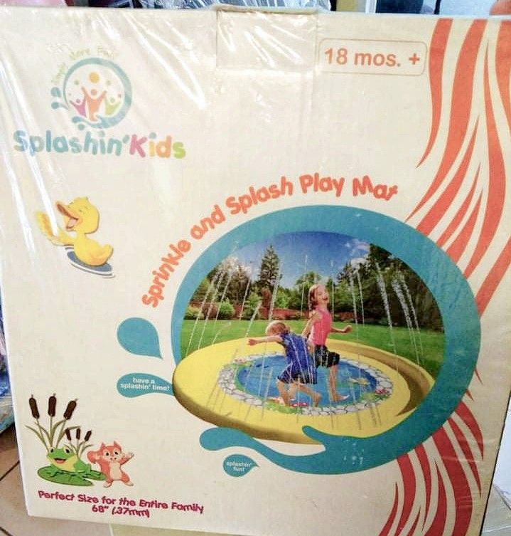 Splashin Kids Sprinkle and Splash Play Mat, Hobbies & Toys, Toys ...