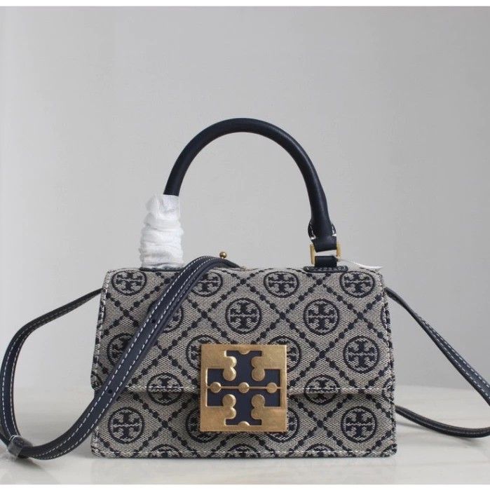 TAS BRANDED WANITA TB T MONOGRAM MINI JACQUARD HANDBAG, Fesyen Wanita ...