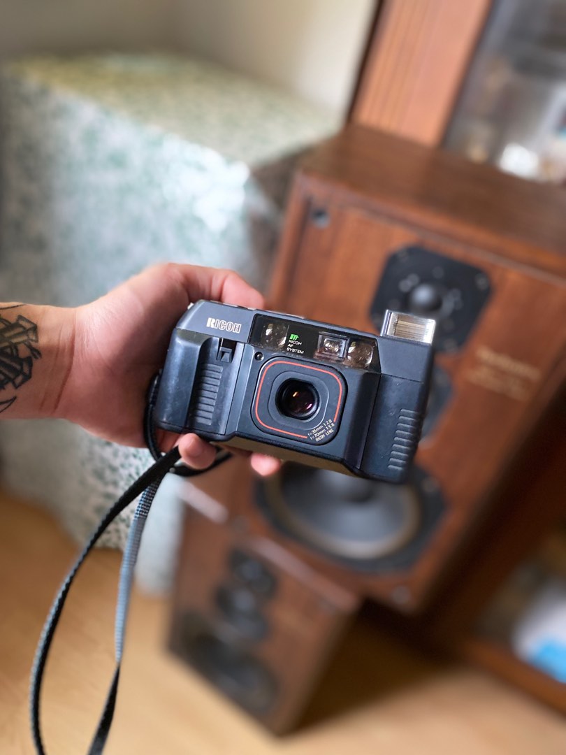 TESTED Ricoh TF-500D 35mm Film Camera, Photography, Cameras on Carousell