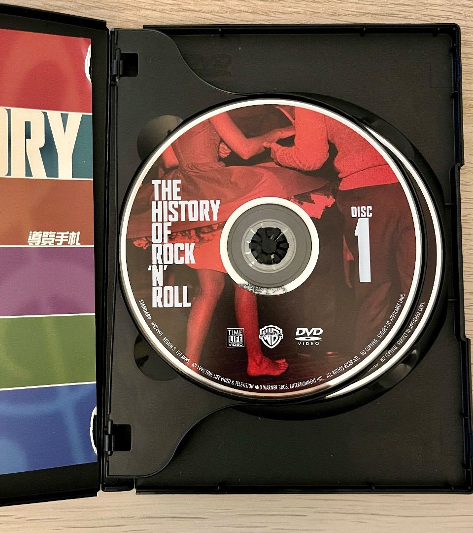 The History of Rock 'n' Roll / 搖滾樂全紀錄 DVD 五片裝 台灣正版, 書籍、休閒與玩具, 樂器、音樂相關 ...