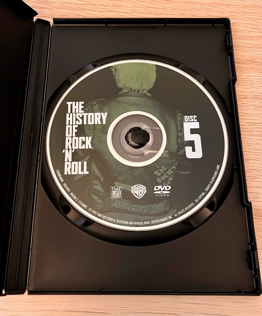 The History of Rock 'n' Roll / 搖滾樂全紀錄 DVD 五片裝 台灣正版, 書籍、休閒與玩具, 樂器、音樂相關 ...
