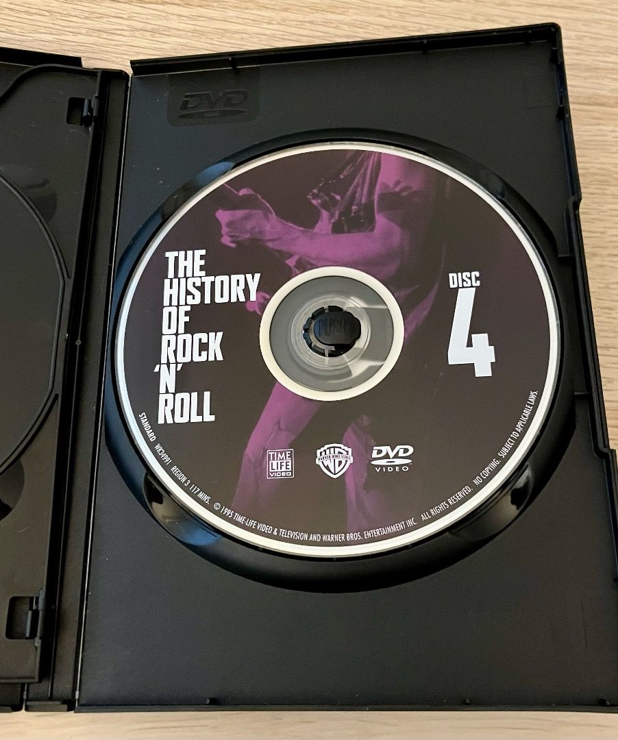 The History of Rock 'n' Roll / 搖滾樂全紀錄 DVD 五片裝 台灣正版, 書籍、休閒與玩具, 樂器、音樂相關 ...