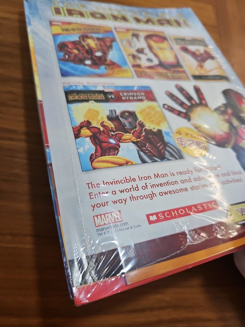 The Invincible Iron Man Colouring and Activity Book, Hobbies & Toys ...