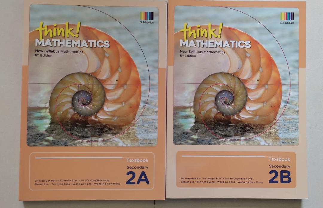 think! Mathematics Secondary 2 Textbooks 2A and 2B (8th Edition ...