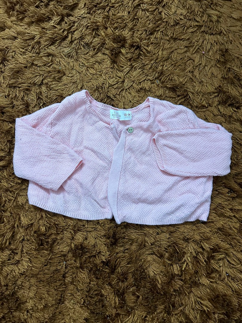Tiny Button Cardigan, Babies & Kids, Babies & Kids Fashion on Carousell