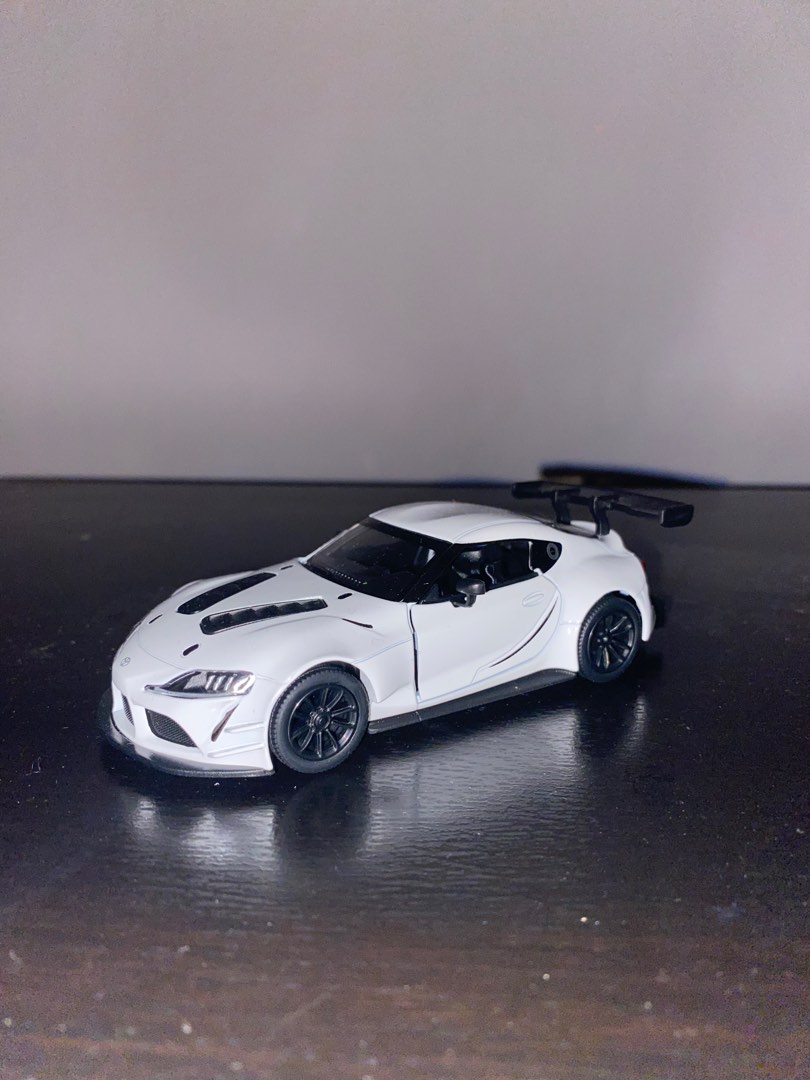 Toyota gr supra white, Hobbies & Toys, Toys & Games on Carousell