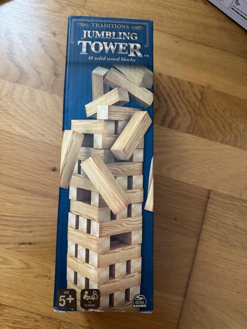Traditional Jumbling Tower, Hobbies & Toys, Toys & Games on Carousell