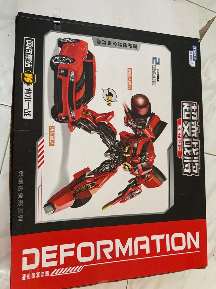 Transformer type transform into car toy, Hobbies & Toys, Toys & Games ...