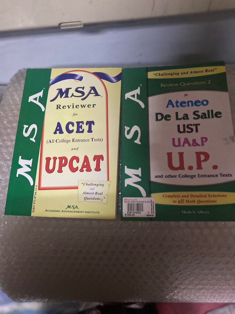 UPCAT and ACET Reviewer, Hobbies & Toys, Books & Magazines, Textbooks ...