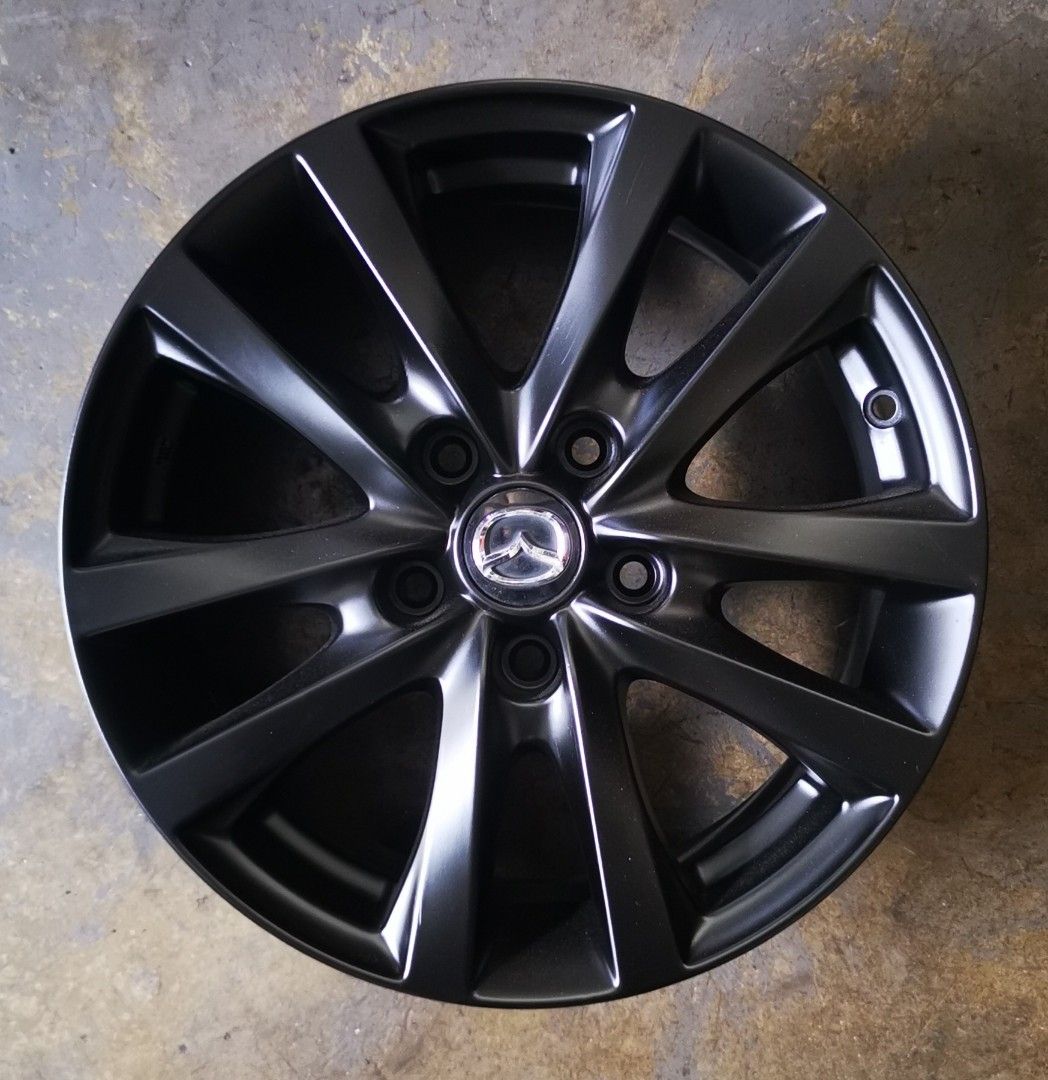 Used 16" Original Mazda Rims, Car Accessories, Tyres & Rims on Carousell