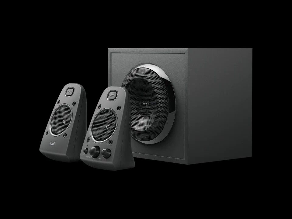 Logitech Z625 Speaker System with Subwoofer and Optical Input Powerful THX Sound, Audio ...