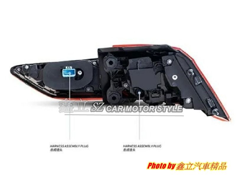 鑫立汽車精品 ※ GOLF8 低階升高階 LED 光條 跑馬 流水 尾燈 LED尾燈, 汽機車零配件在旋轉拍賣