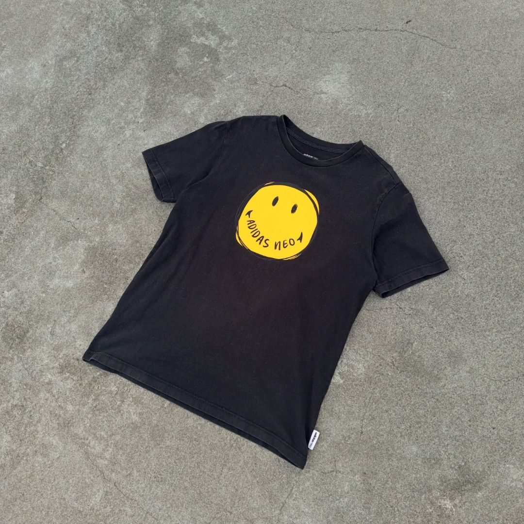 Adidas Neo x Smiley, Men's Fashion, Tops & Sets, Tshirts & Polo Shirts ...
