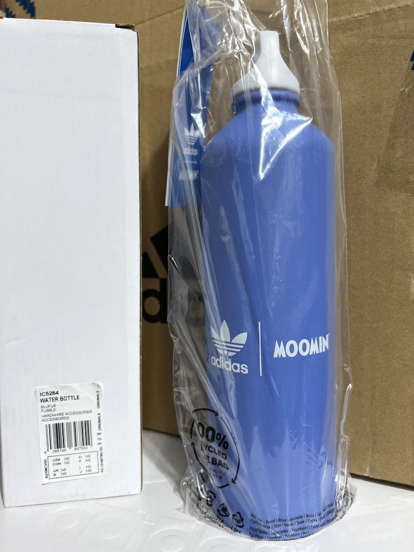 ADIDAS ORIGINALS X MOOMIN Flask 姆明水樽 100% 全新 NEW, 傢俬＆家居, 廚具和餐具, 廚水杯、水壺 ...