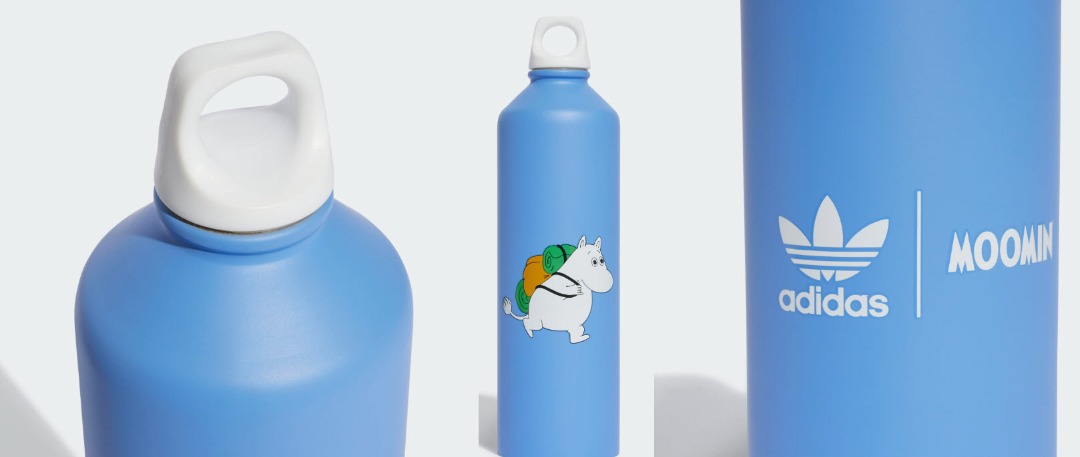 ADIDAS ORIGINALS X MOOMIN Flask 姆明水樽 100% 全新 NEW, 傢俬＆家居, 廚具和餐具, 廚水杯、水壺 ...