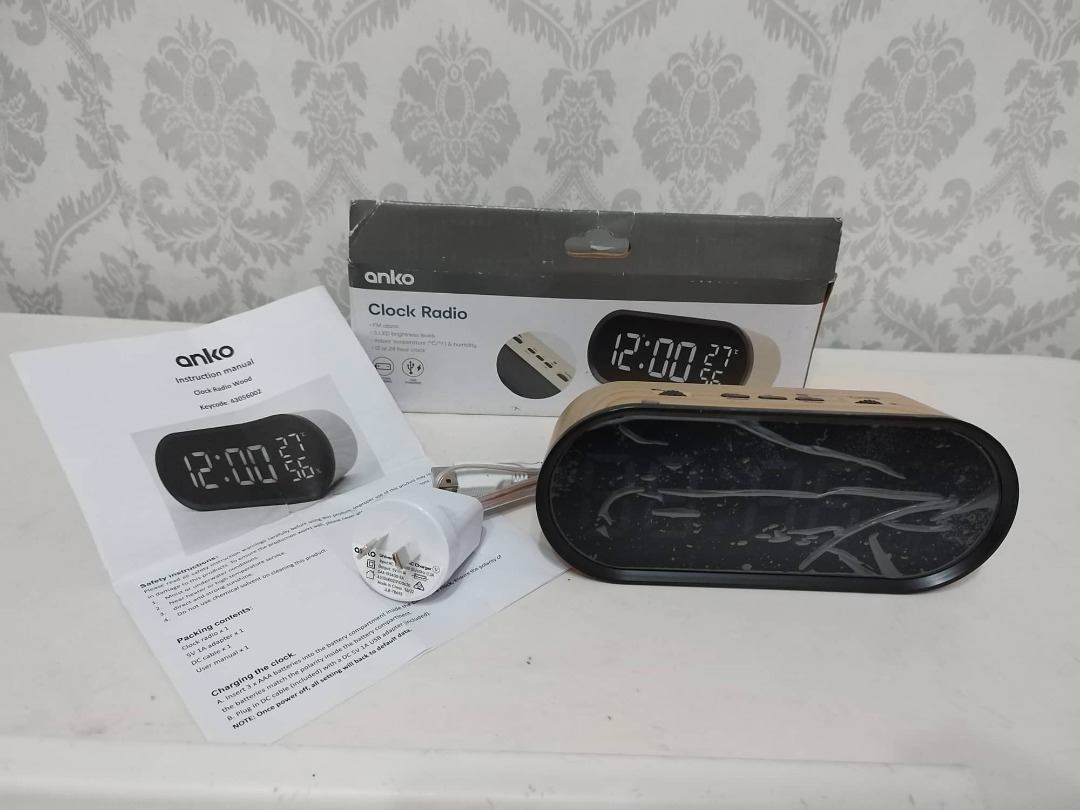 ANKO Clock Radio, TV & Home Appliances, Other Home Appliances on Carousell