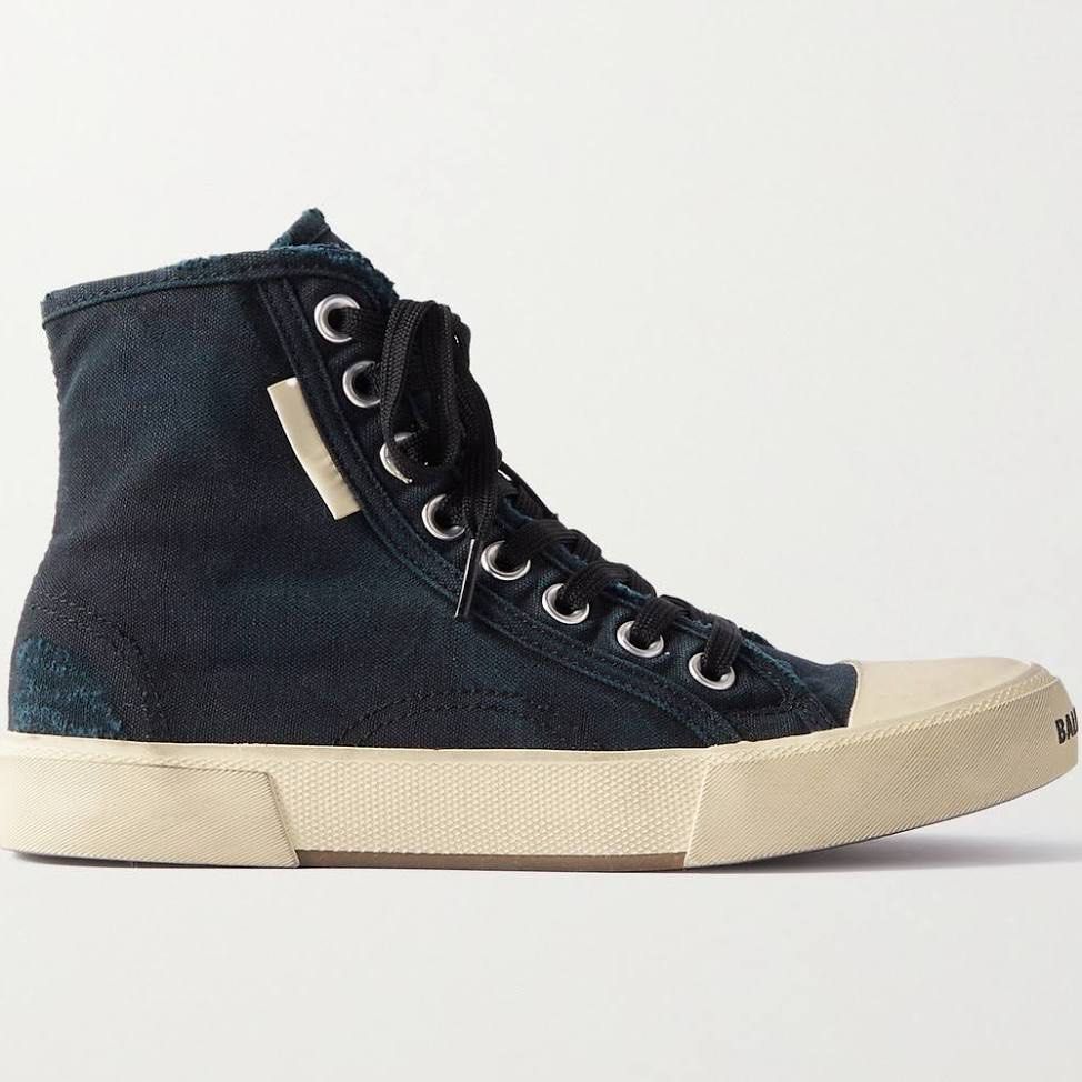 Balenciaga Paris High Top Black, Men's Fashion, Footwear, Sneakers on ...