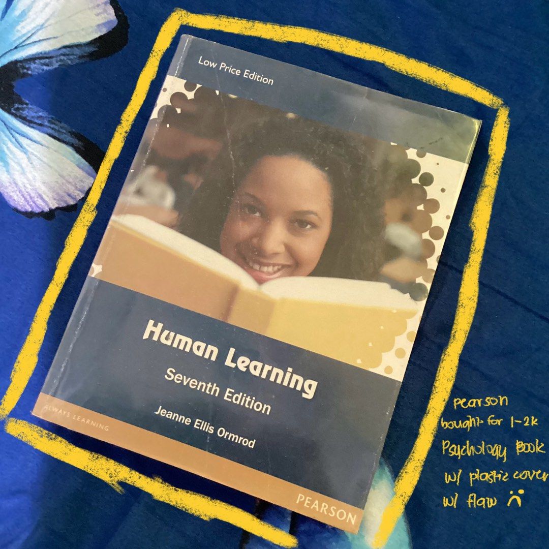 Book (Pearson): Human Learning by Jeanne Ellis Ormrod, Hobbies & Toys ...