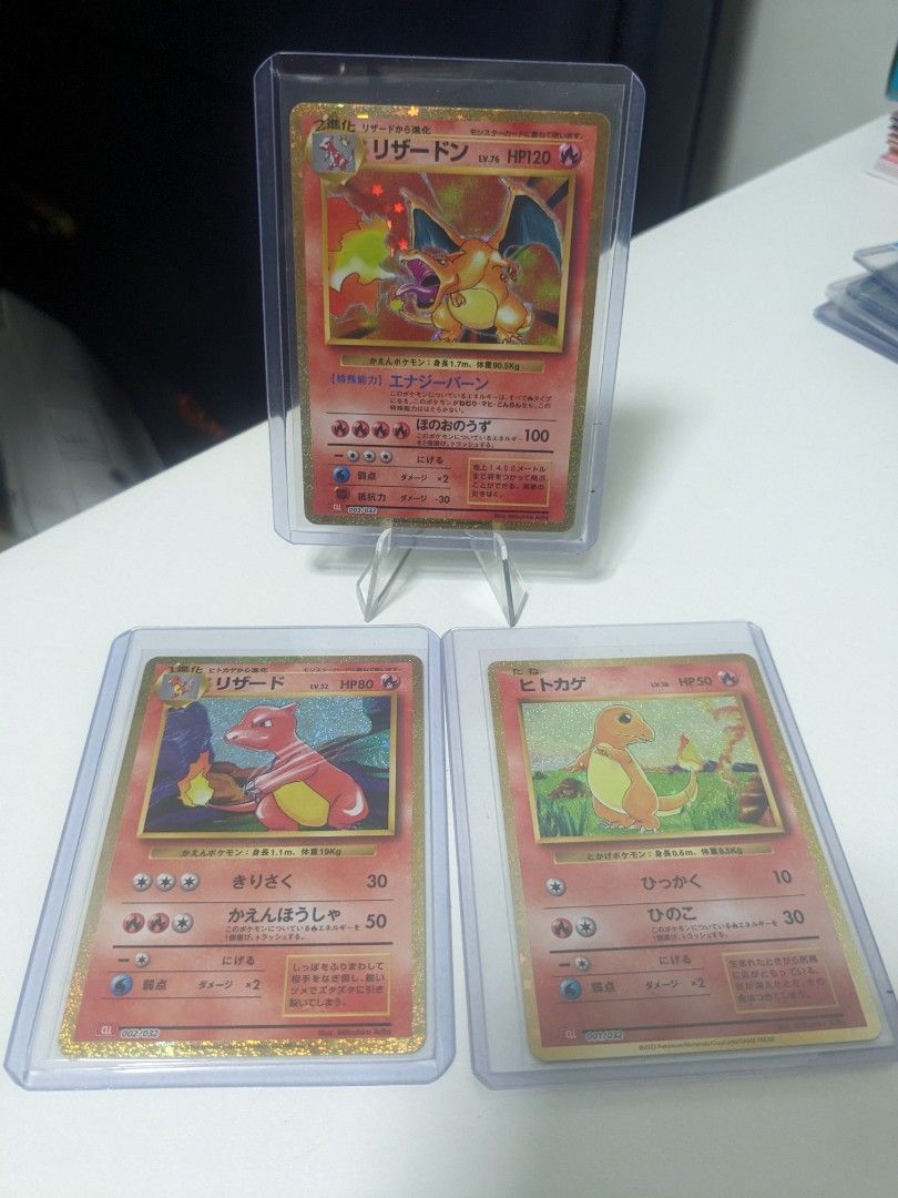 Charizard line classic collection set Pokemon cards Japanese TCG ...