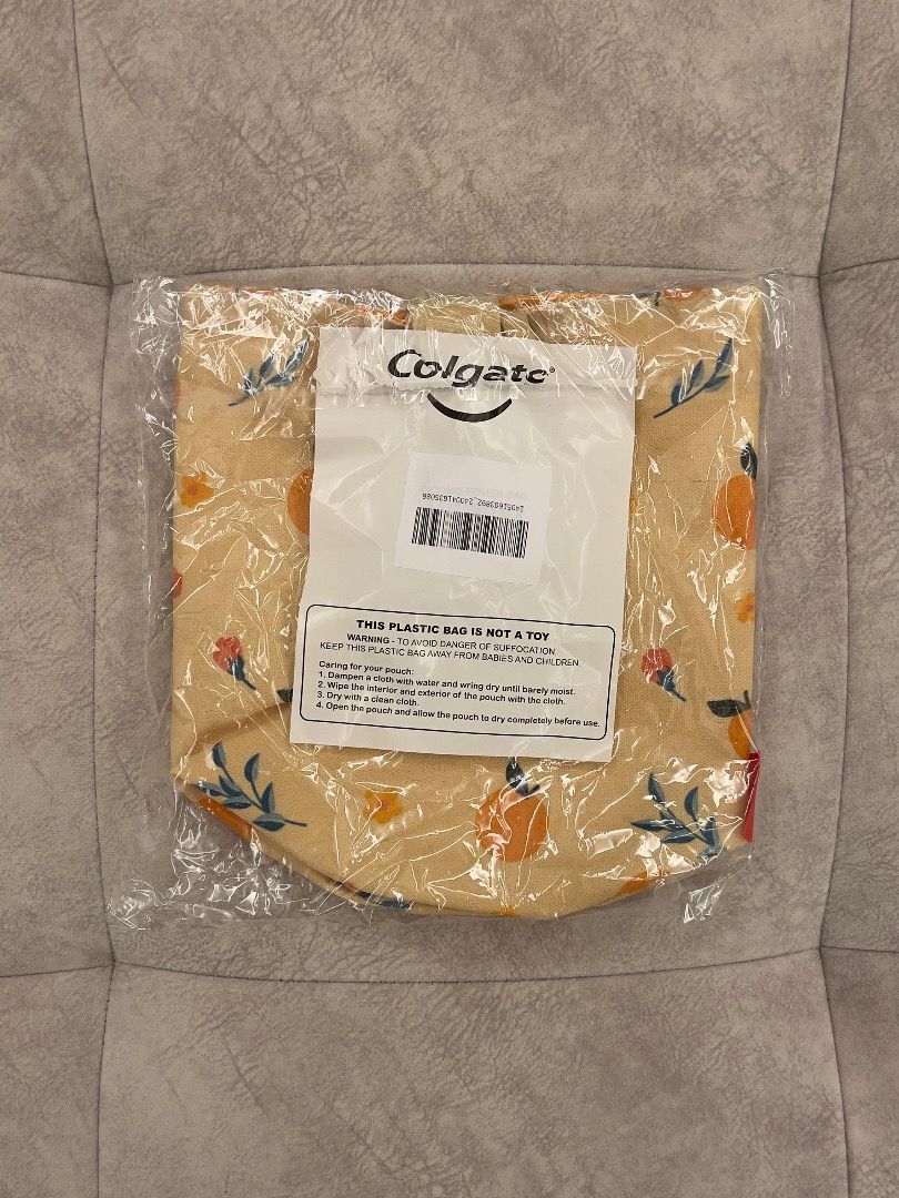 FREE (with purchase of any item) | COLGATE Oriental Design Bucket Pouch ...