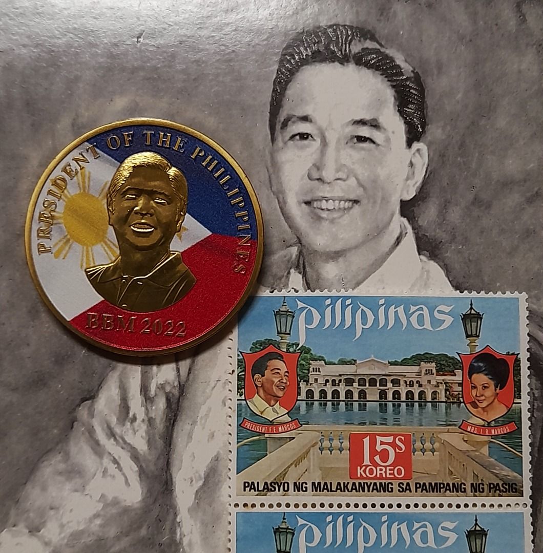 COLLECTIBLE VINTAGE SOUVENIR BBM MEDAL - FM POST CARD - FM & FL STAMPS ...