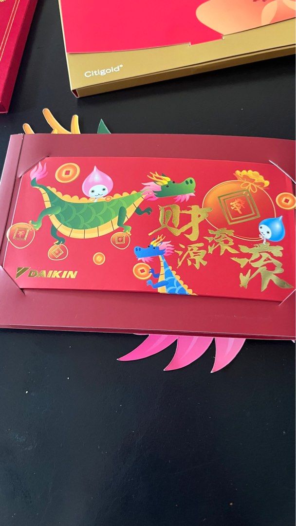Daikin Dragon 2024 cny Red Packet, Hobbies & Toys, Stationery & Craft ...