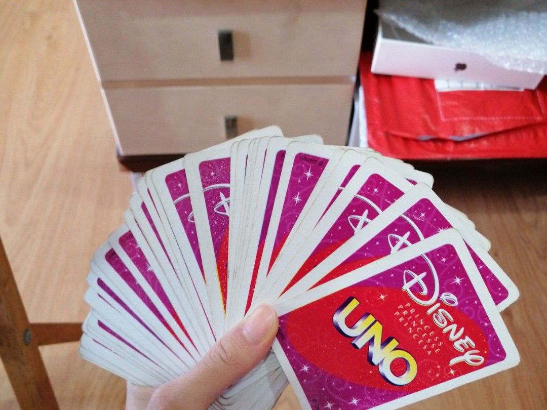 Disney Princess UNO card game, Hobbies & Toys, Toys & Games on Carousell
