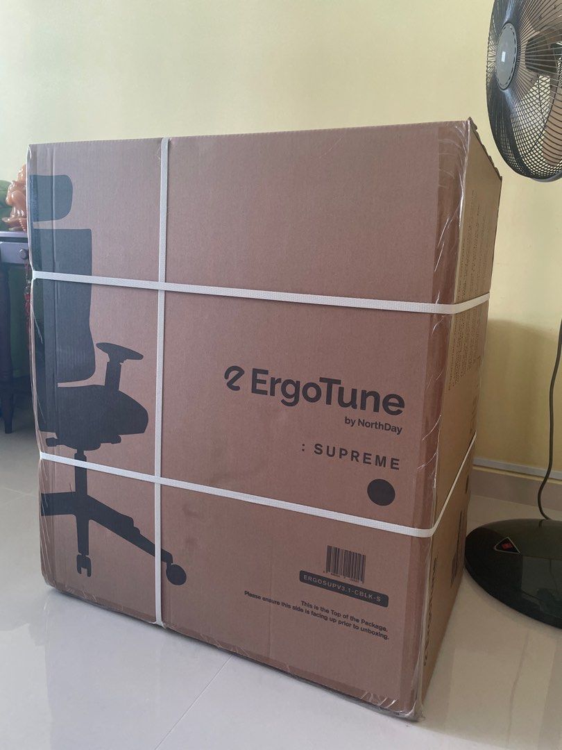 Ergotune Supreme V3 Charcoal Brand New, Furniture & Home Living ...
