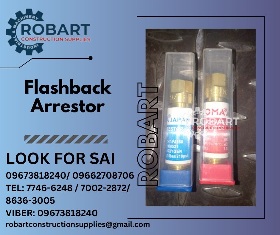 Flashback Arrestor, Commercial & Industrial, Construction Tools ...