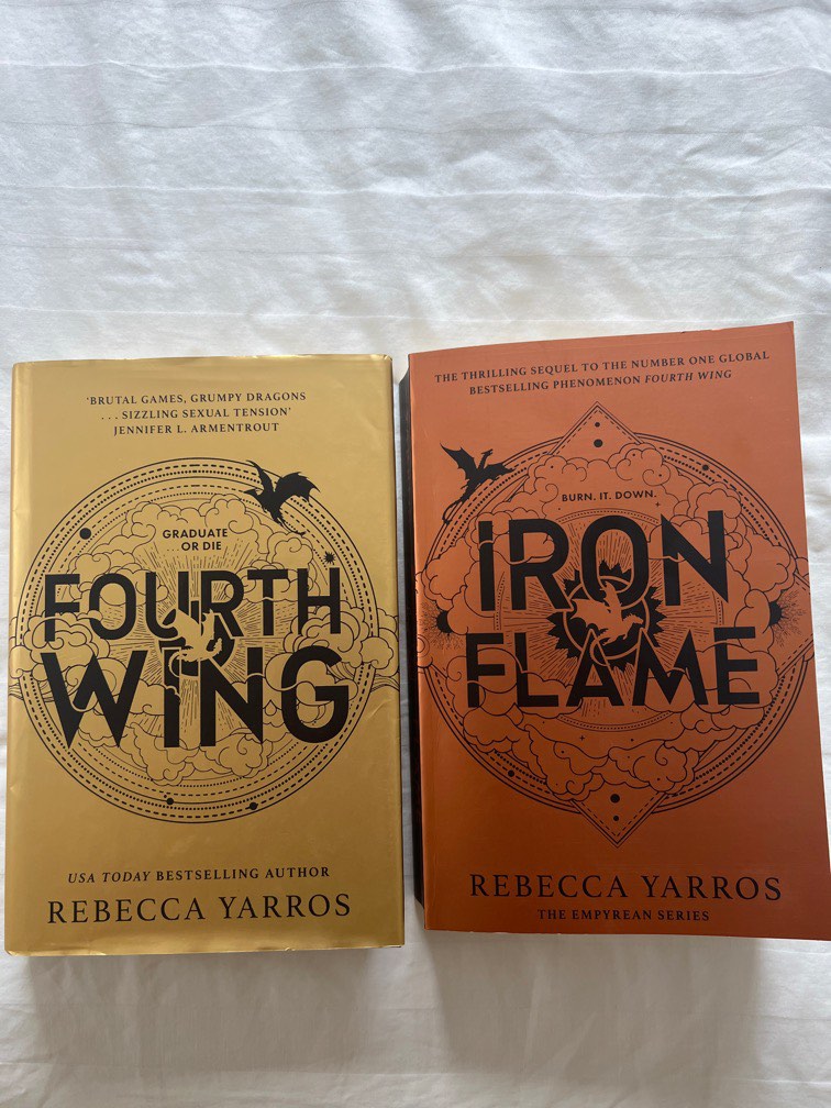 Fourth Wing and Iron Flame, Hobbies & Toys, Books & Magazines, Fiction ...