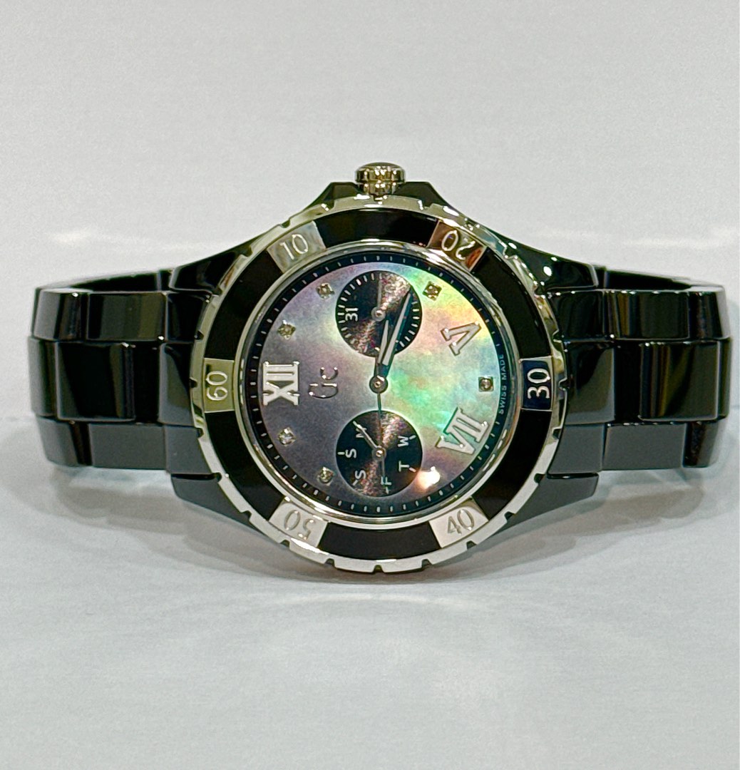 GC Diamond/Mother Of Pearl Ceramic Watche(W0841), Women's Fashion ...