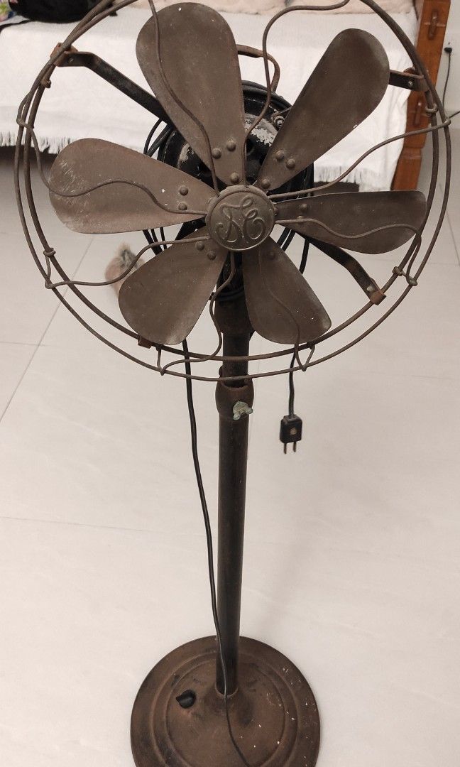 GE Antique Fan Standing, Furniture & Home Living, Lighting & Fans, Fans ...