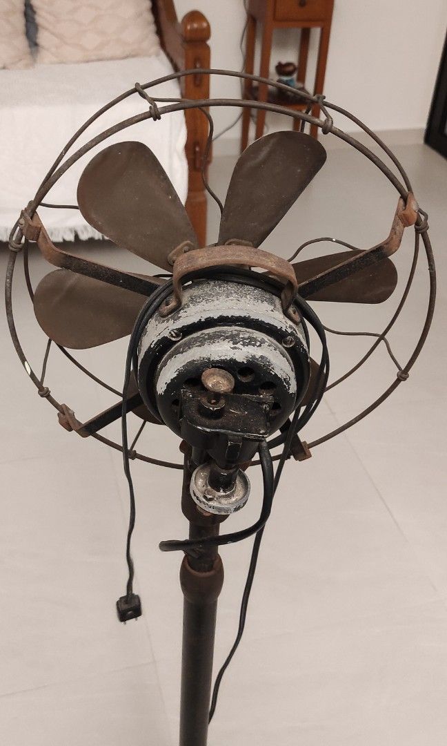 GE Antique Fan Standing, Furniture & Home Living, Lighting & Fans, Fans ...