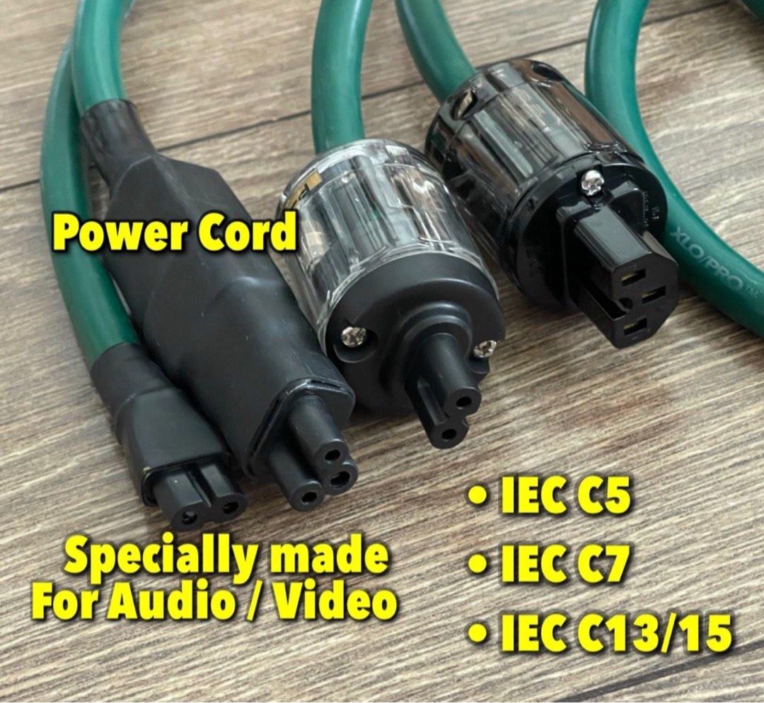 High-End Power cord IEC C7 (figure 8) US3pin•Small footprint •Apple TV ...