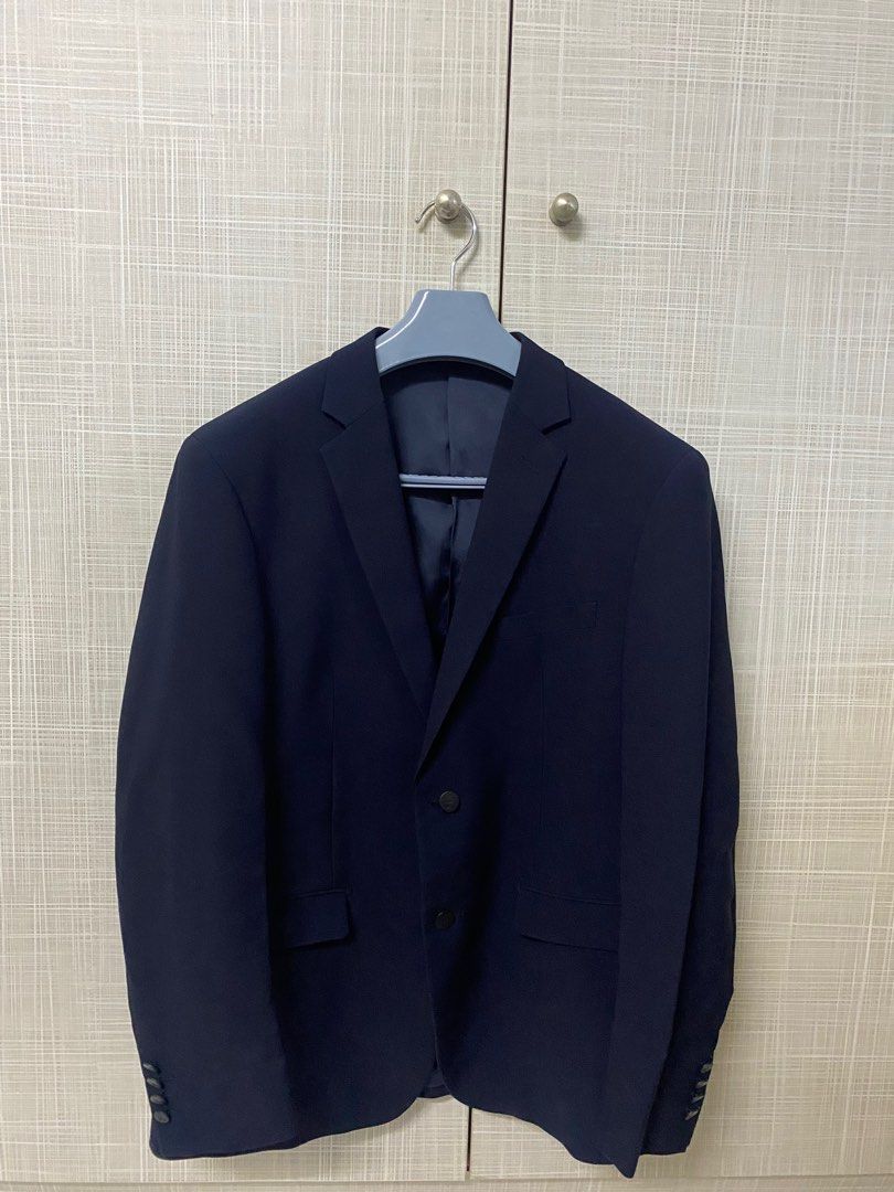 HLA Suit (Navy Blue), Men's Fashion, Tops & Sets, Sets & Coordinates on ...