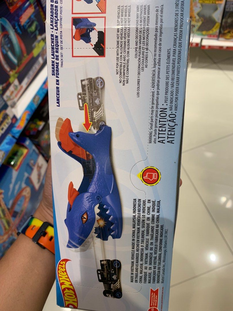 Hot Wheels City Shark Launcher, Toys & Collectibles, Mainan di Carousell