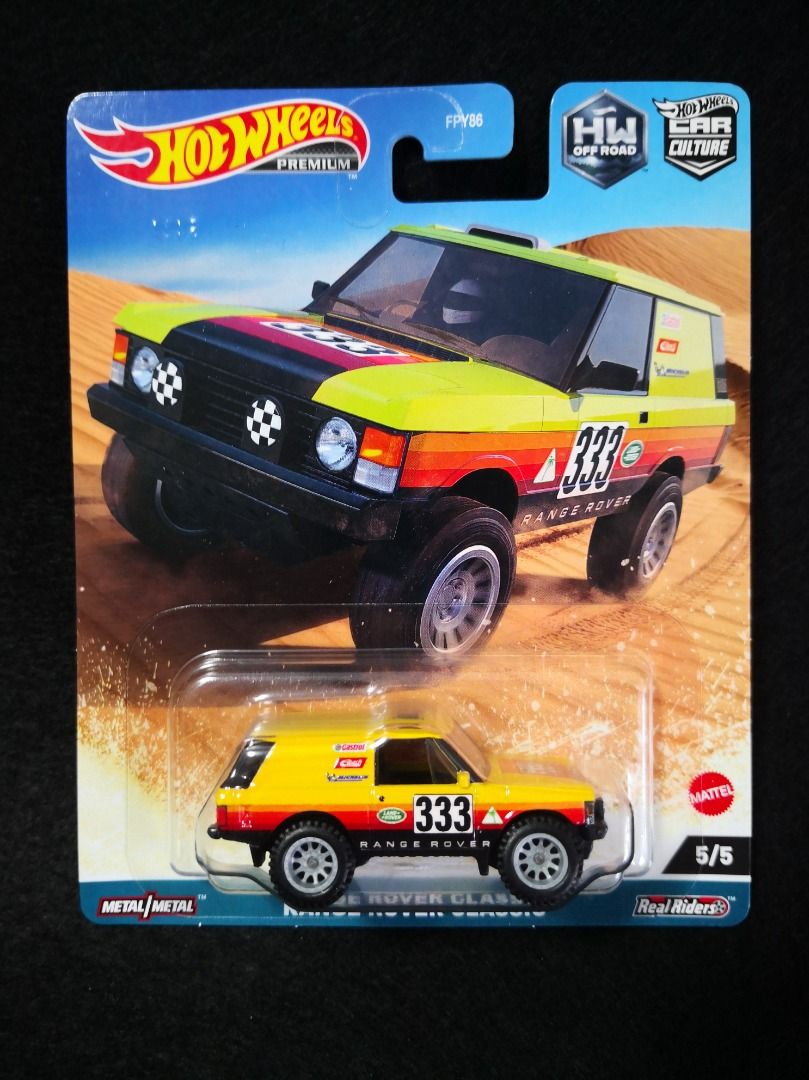Hot Wheels Range Rover Classic HW Off Road Car Culture Premium, Hobbies ...